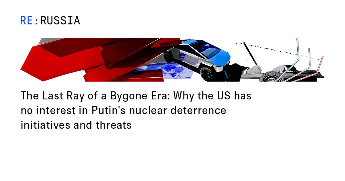 The Last Ray of a Bygone Era: Why the US has no interest in Putin's ...